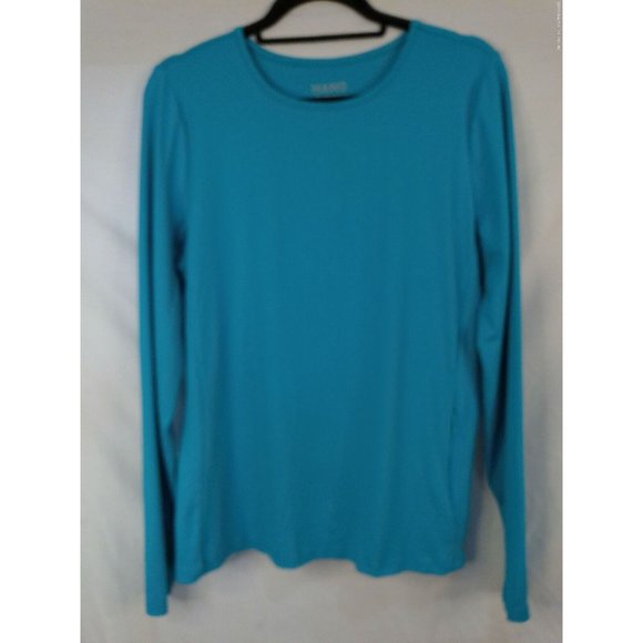 Hang Ten | Tops | Hang Ten Womens Large Long Sleeve Teal Blue Athletic ...